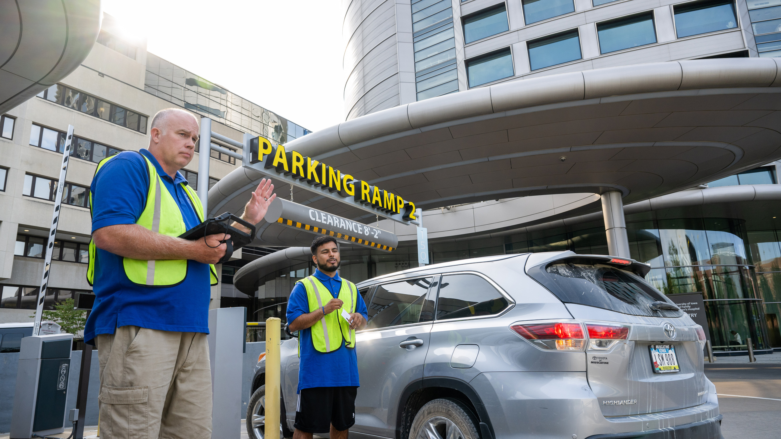 Ambassadors starting at Parking Ramp 4 to help patients parking on UI ...